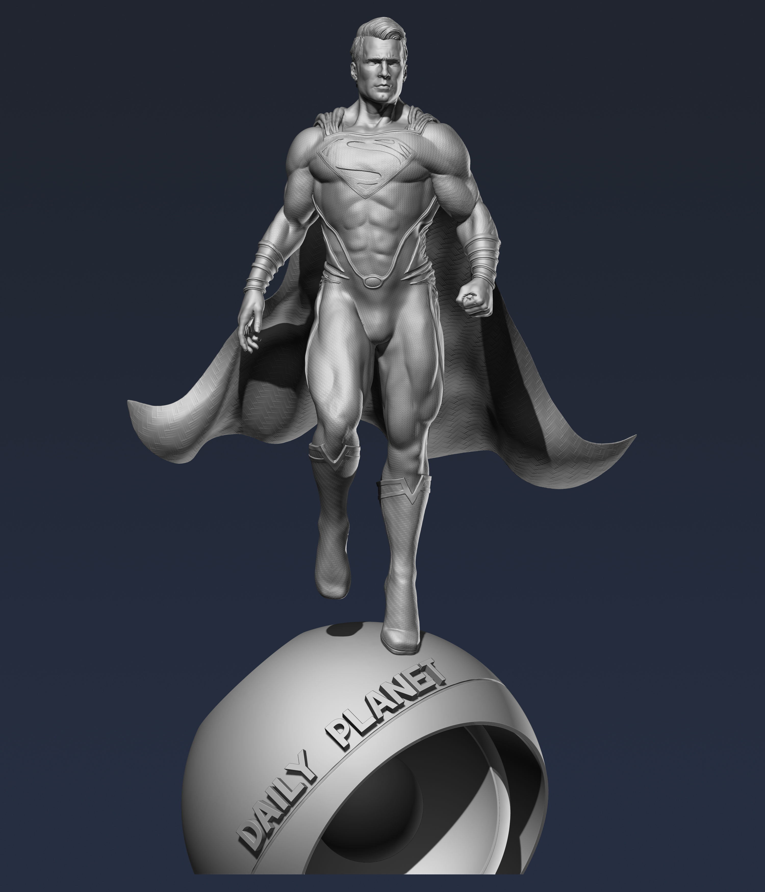 Superman from Man of steel 3D model 3D printable | CGTrader