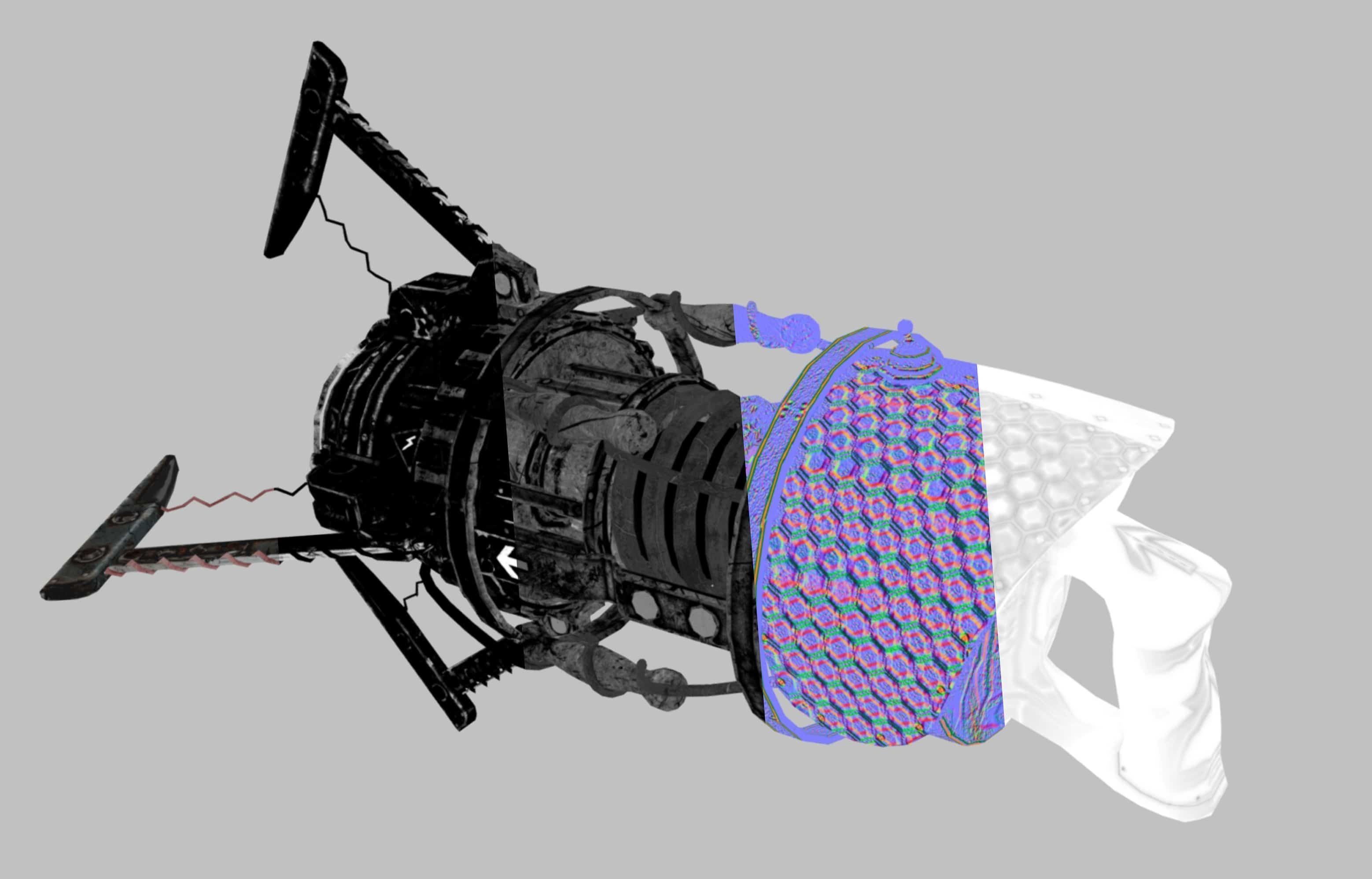 Gravity Manipulation Weapon 3D model | CGTrader