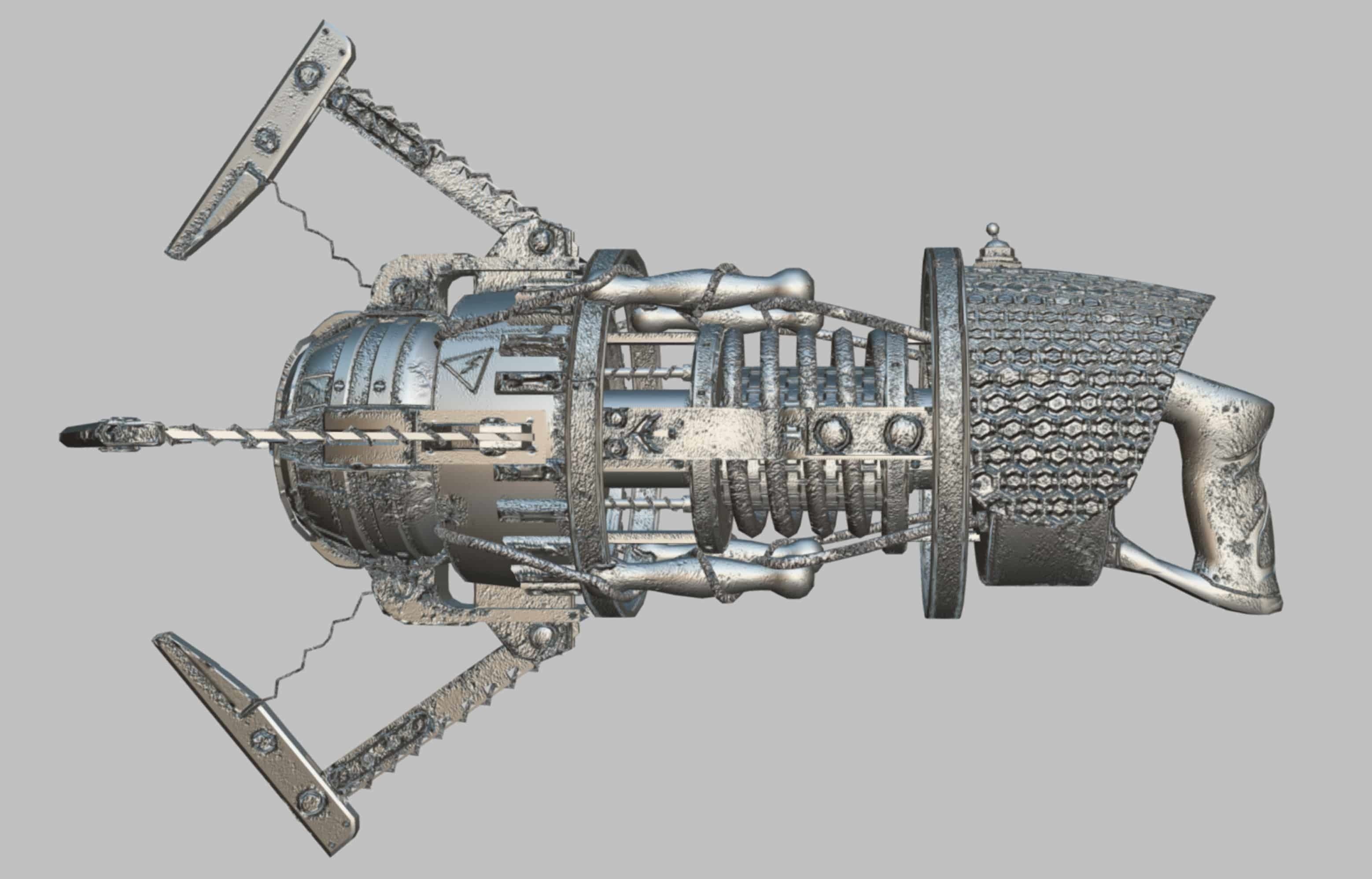 Gravity Manipulation Weapon 3D model | CGTrader