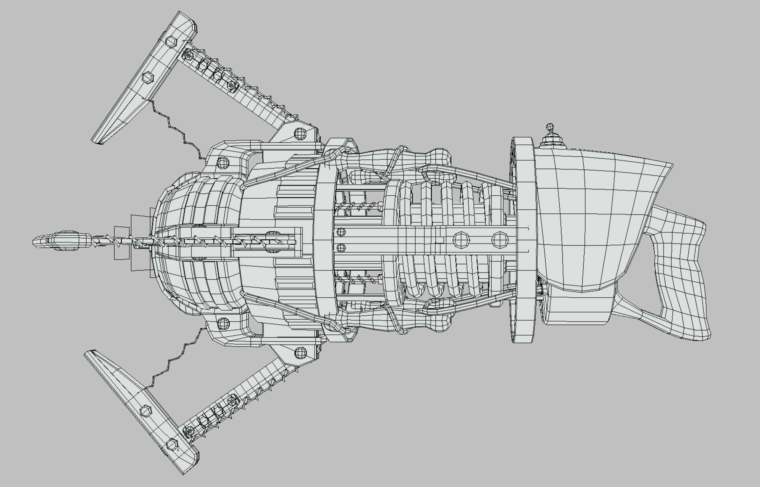 Gravity Manipulation Weapon 3D model | CGTrader