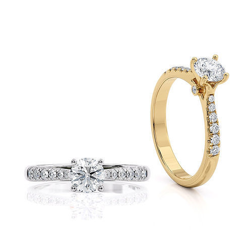 Engagement ring printable 3d model 3D model 3D printable | CGTrader