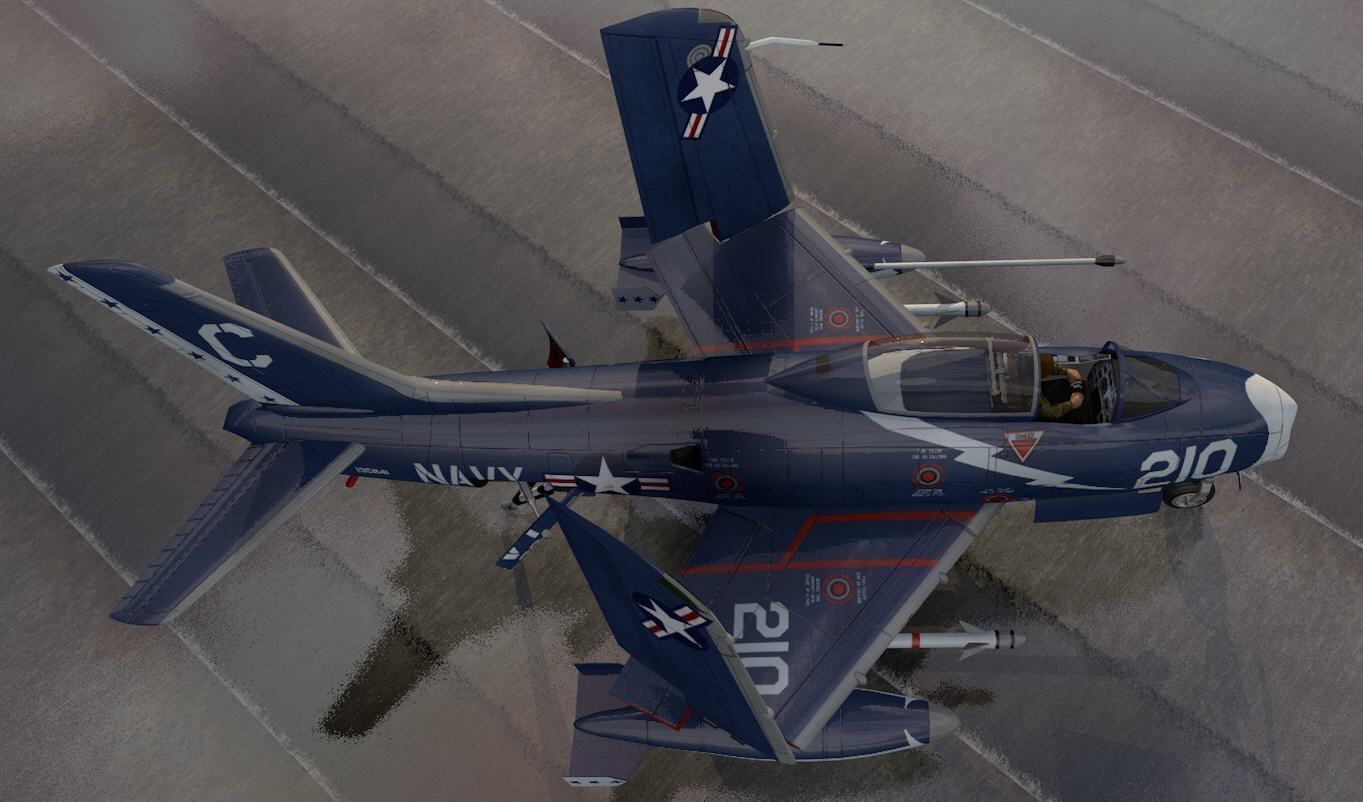 North American FJ-3 Fury 3D model | CGTrader