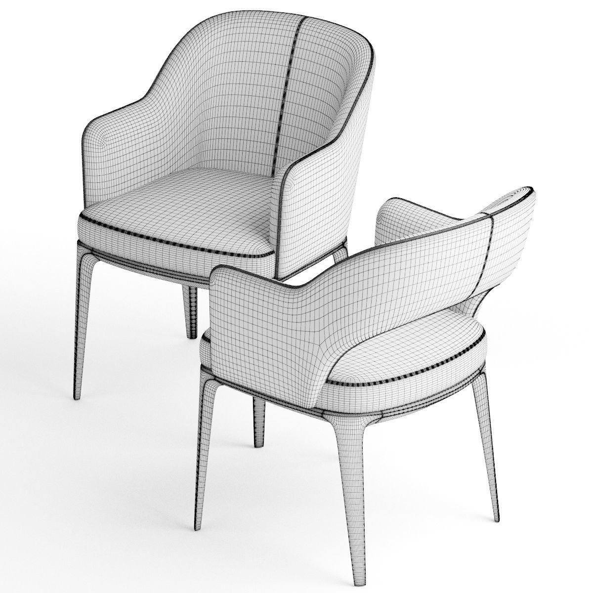 Gray tony 3D model | CGTrader