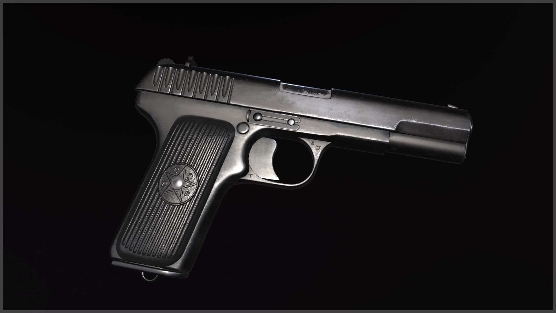 3D model TT-33 Handgun Composition VR / AR / low-poly | CGTrader