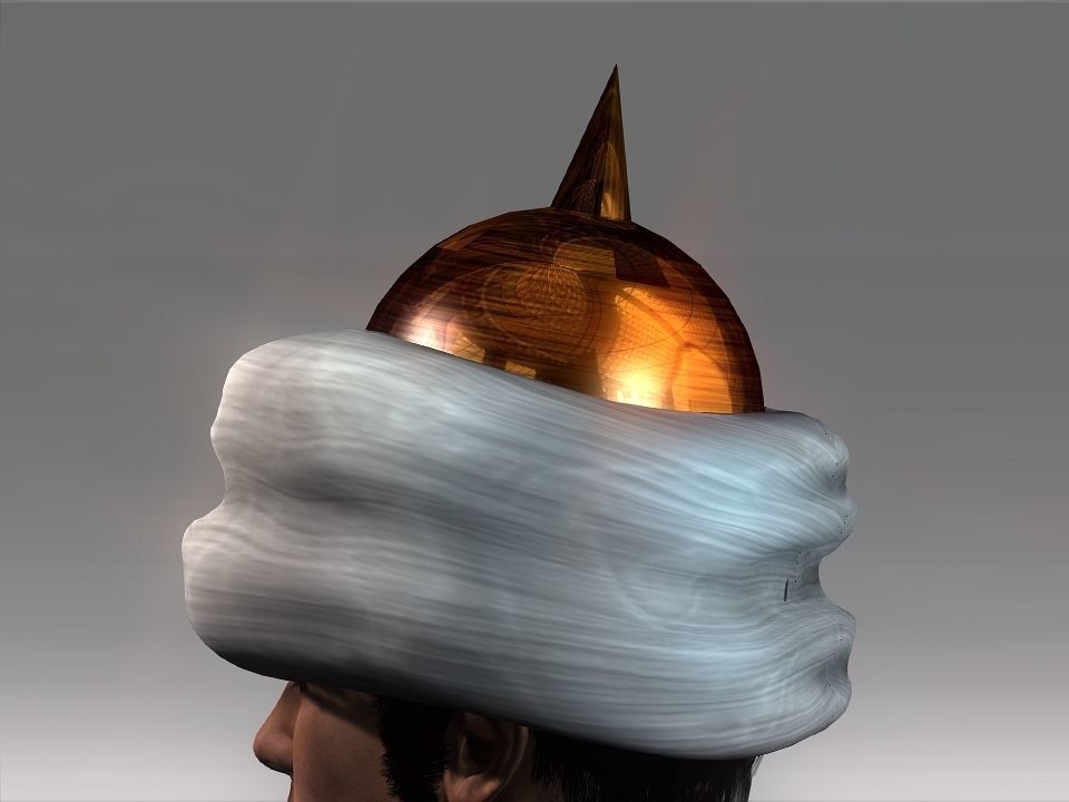 3D model Simple Arabian Turban Helmet VR / AR / low-poly | CGTrader