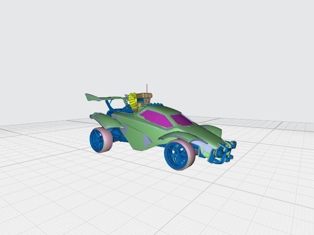 Blue Octane Rocket League 3D model 3D printable | CGTrader
