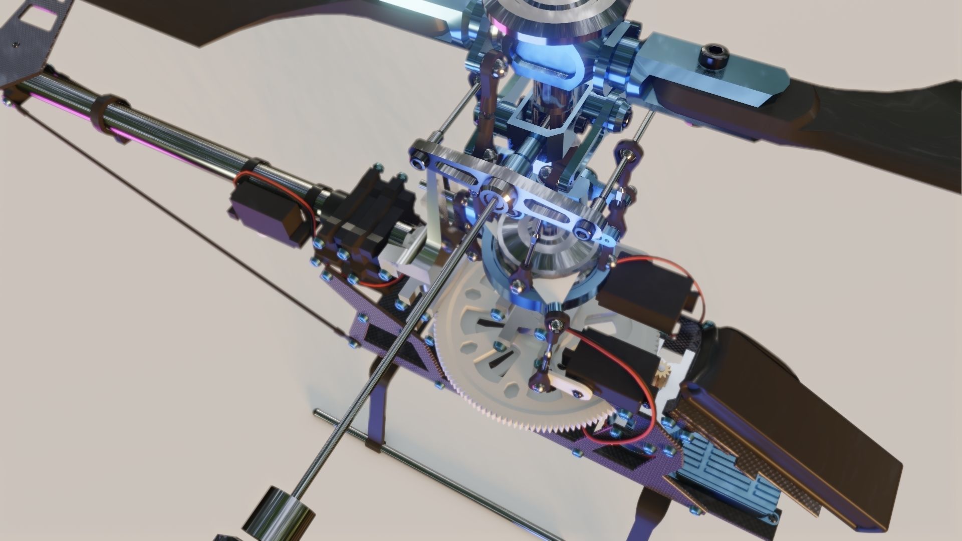 RC Helicopter 3D model rigged | CGTrader