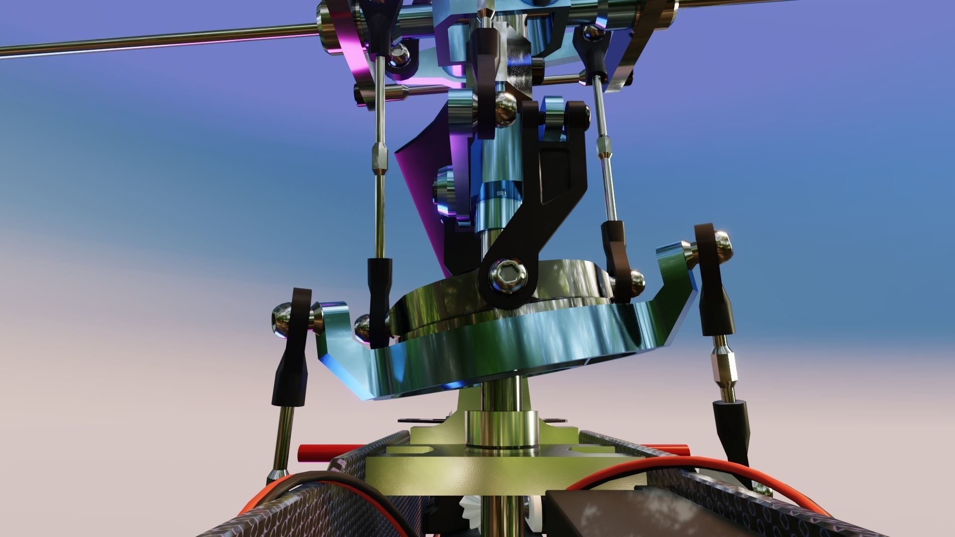 RC Helicopter 3D model rigged | CGTrader