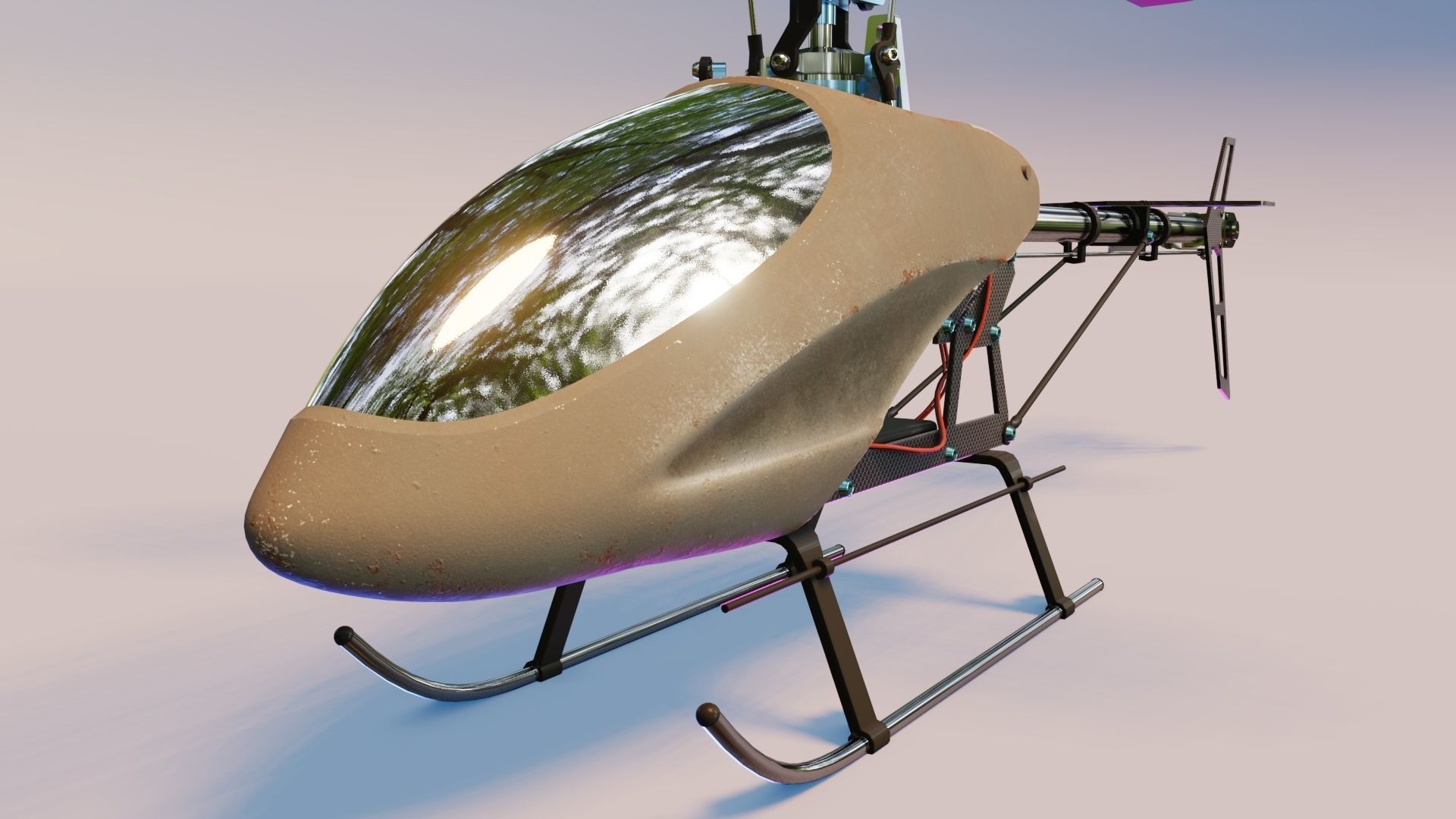 RC Helicopter 3D model rigged | CGTrader