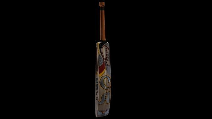 Cricket bat free 3D model | CGTrader