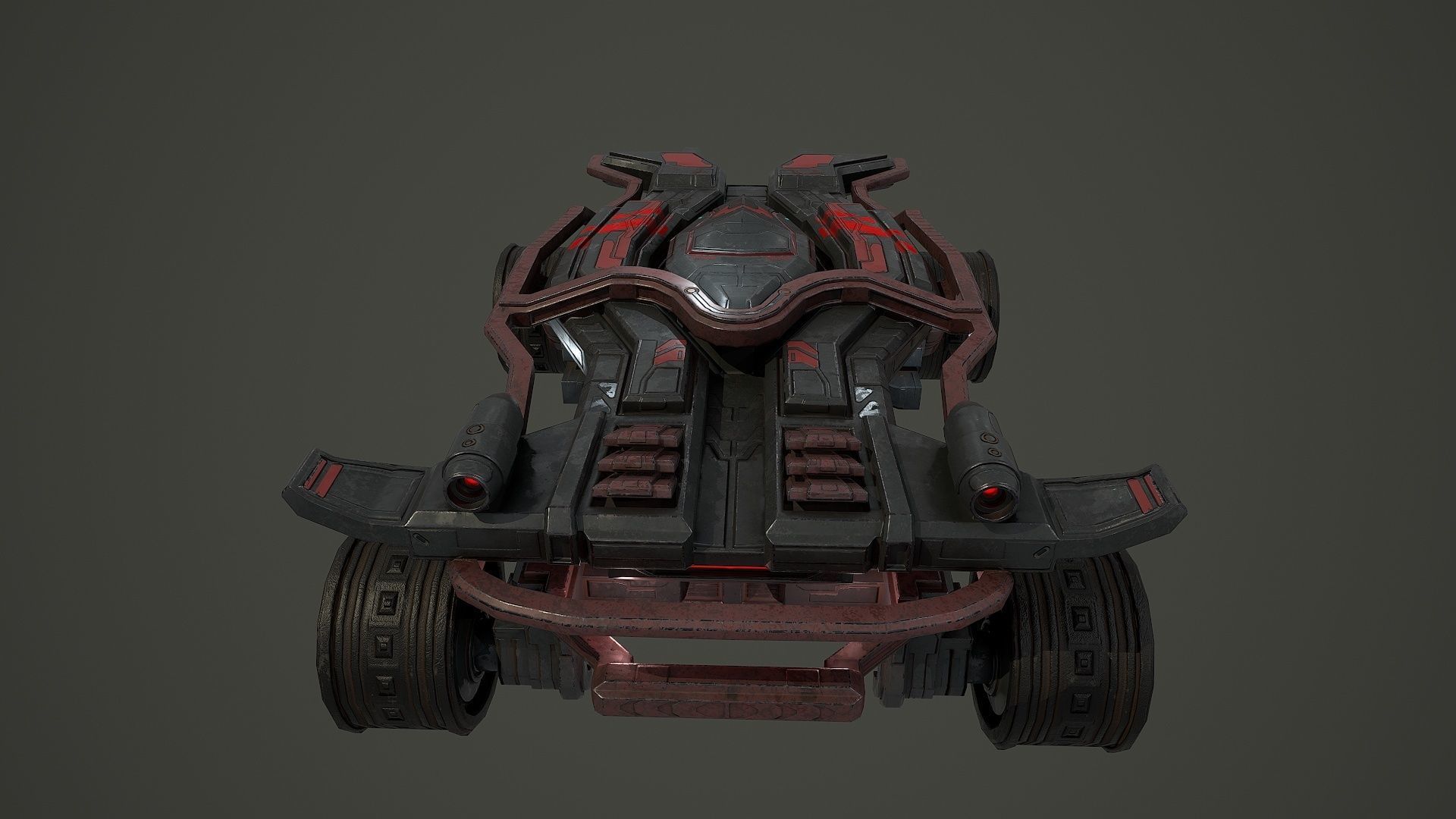 3D model Low poly sci fi rover vehicle VR / AR / low-poly | CGTrader