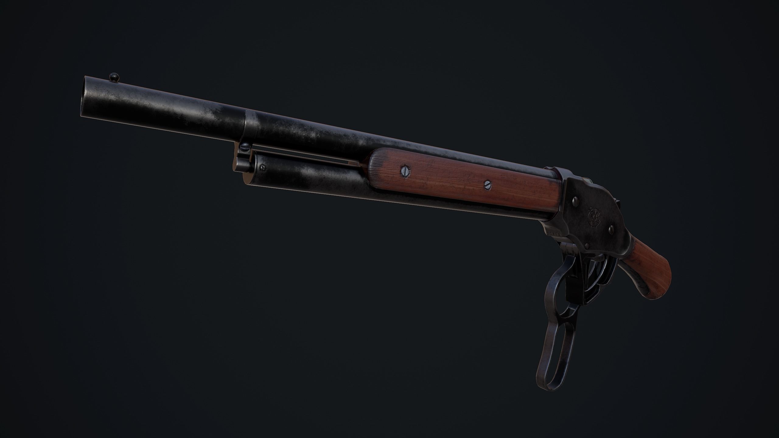3D model Winchester M1887 VR / AR / low-poly | CGTrader
