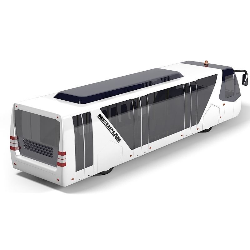 Neoplan airliner airport apron bus 3D model | CGTrader