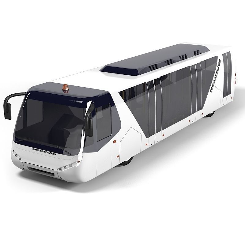 Neoplan airliner airport apron bus 3D model | CGTrader