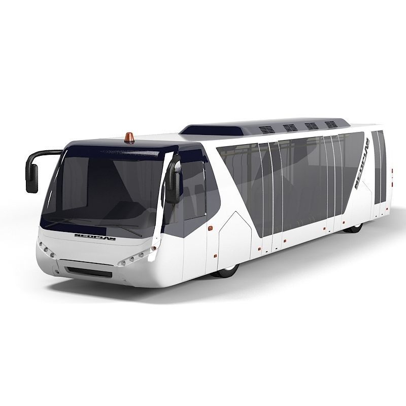 Neoplan airliner airport apron bus 3D model | CGTrader
