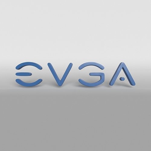 EVGA Logo v1 001 free VR / AR / low-poly 3D model | CGTrader