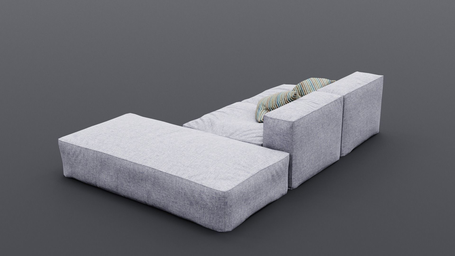 3D model Frameless Sofa VR / AR / low-poly | CGTrader