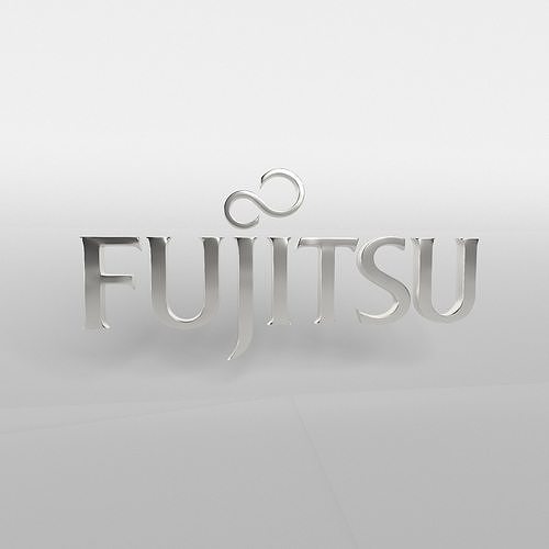 FUJITSU Logo v1 003 free VR / AR / low-poly 3D model | CGTrader