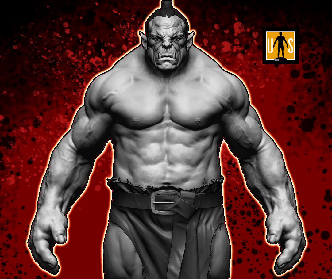 3D model Orc Anatomy Study VR / AR / low-poly | CGTrader
