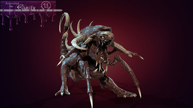 3D model Hell Dog remaster VR / AR / low-poly rigged animated | CGTrader