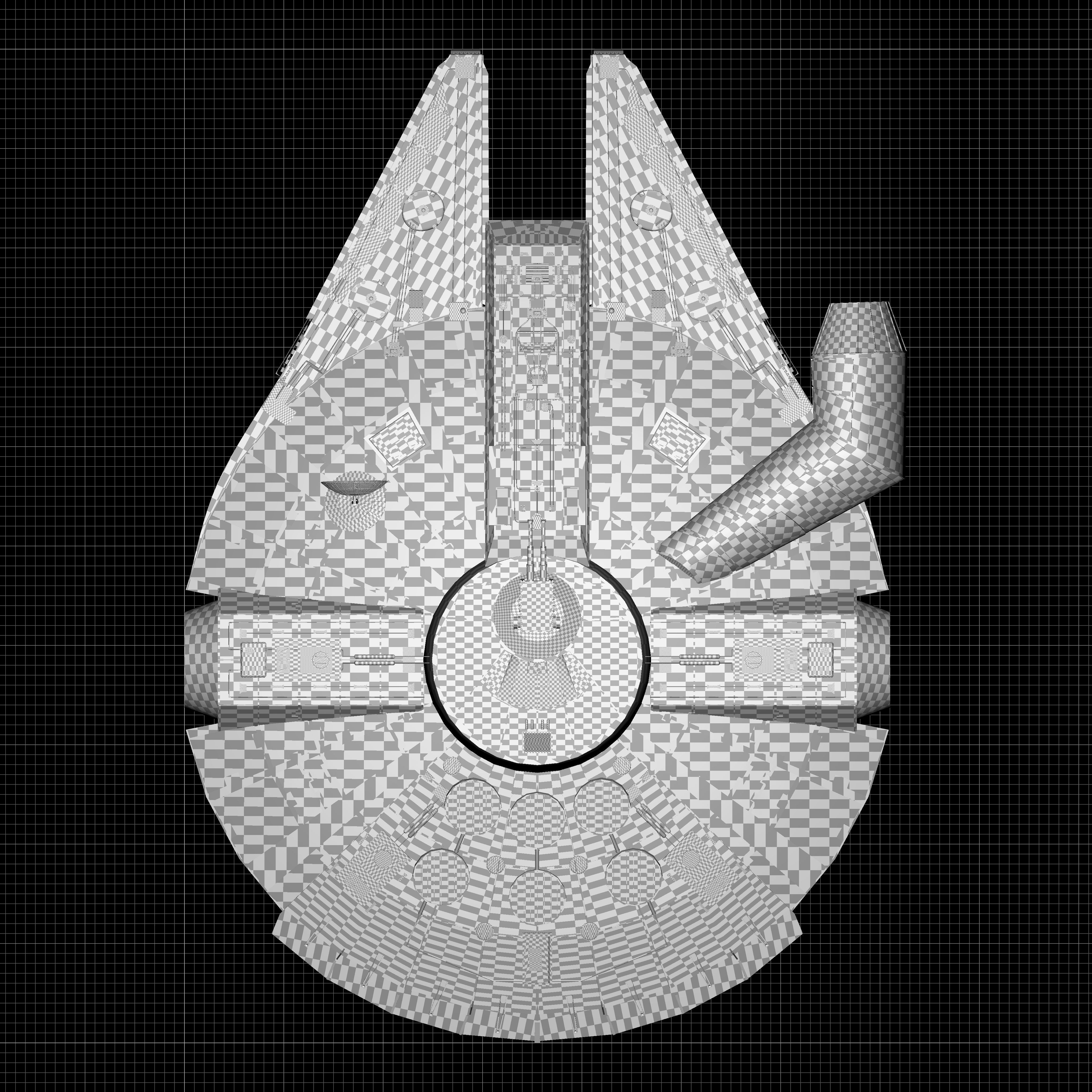 millennium falcon 3D model | CGTrader
