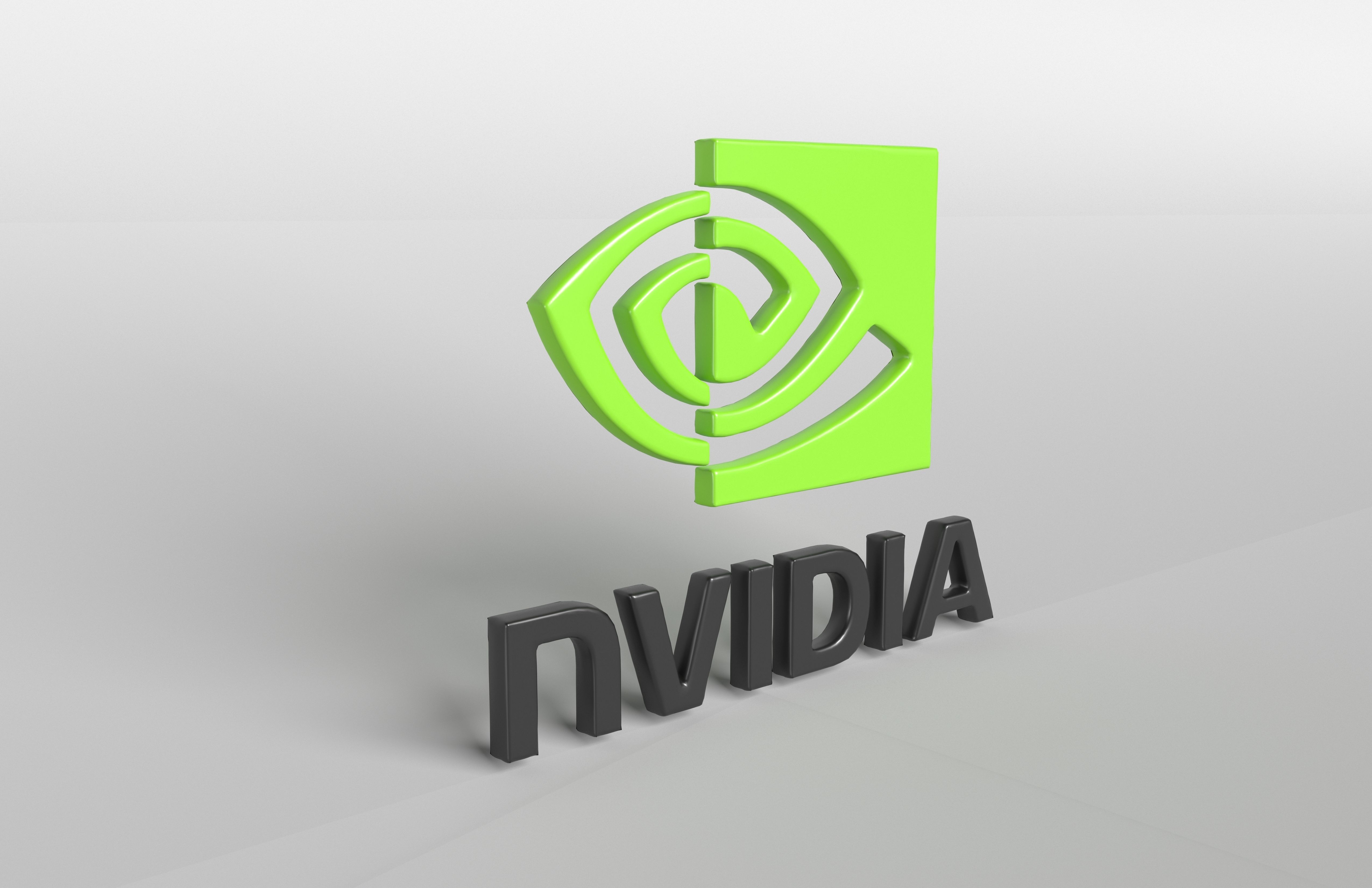 Nvidia Logo v1 001 free VR / AR / low-poly 3D model | CGTrader