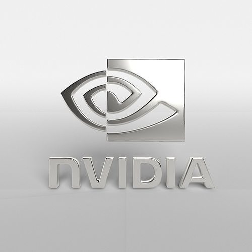 Nvidia Logo v1 003 free VR / AR / low-poly 3D model | CGTrader