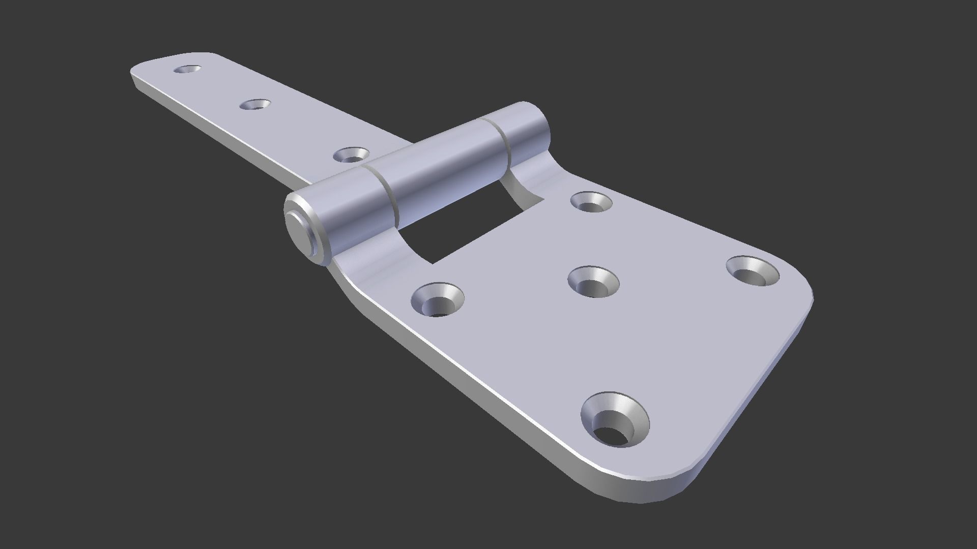 Panel Door Hinges 3D Model at Charles Braim blog