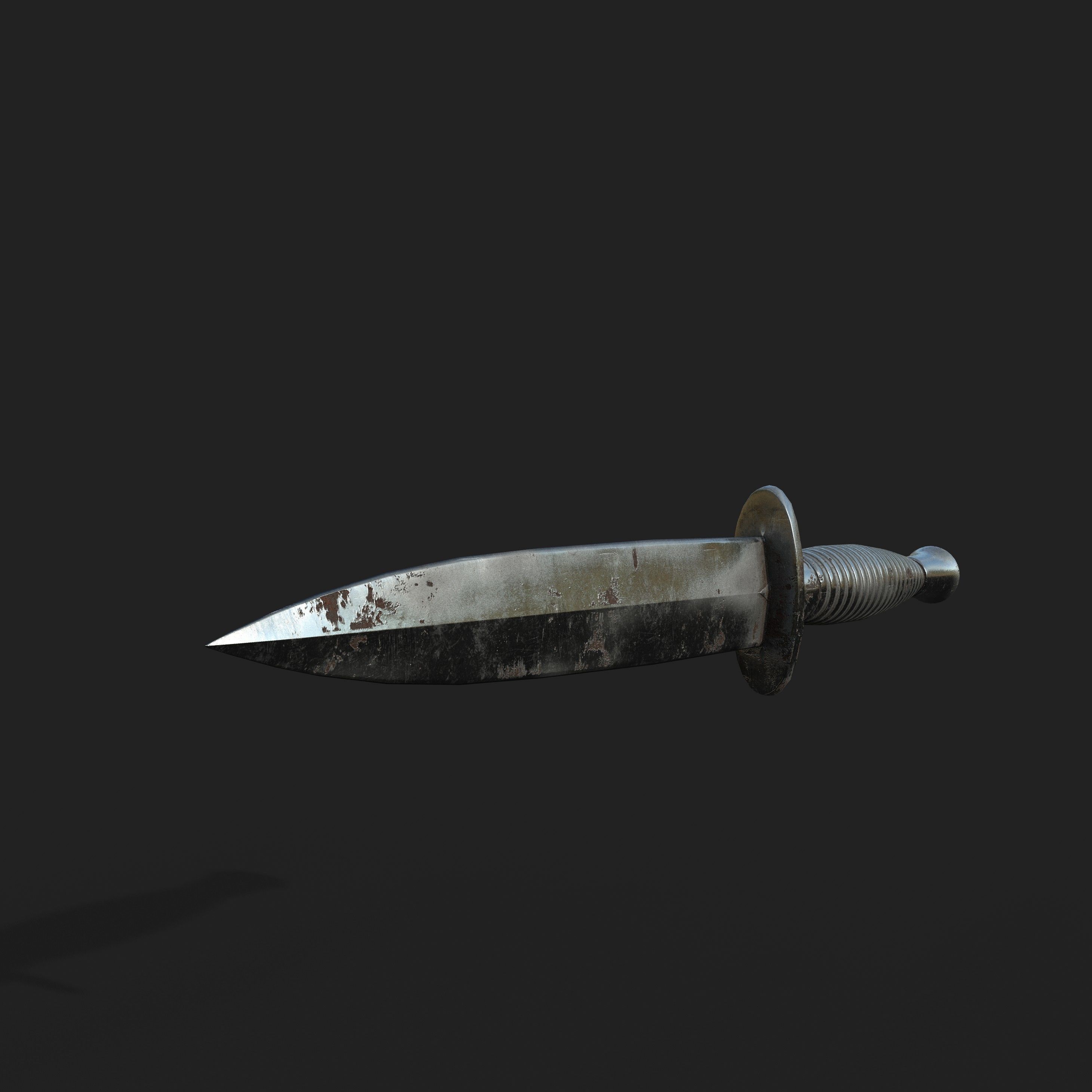 3D model WW2 British commando knife VR / AR / low-poly | CGTrader