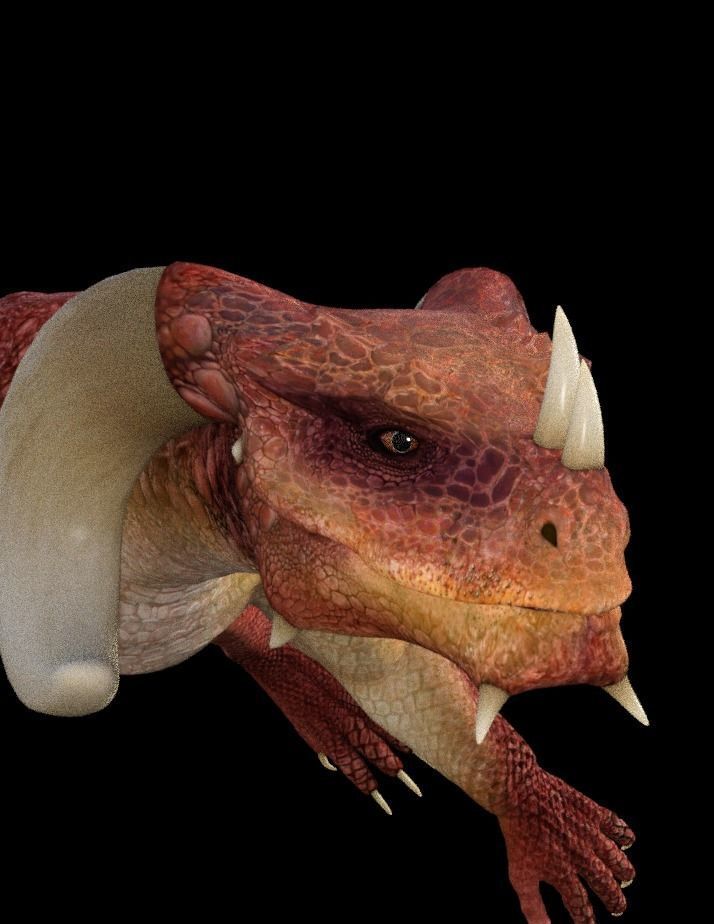 Wingless dragon free VR / AR / low-poly 3D model rigged | CGTrader