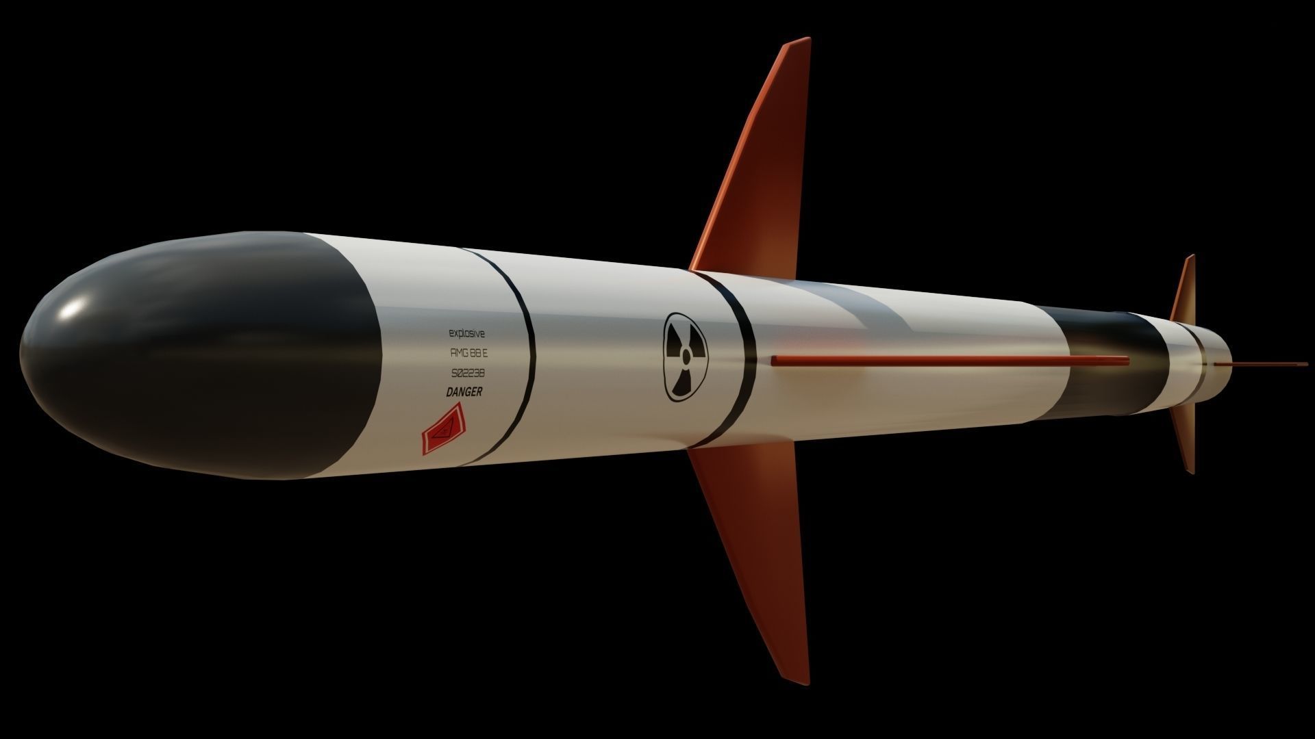3D model Missile pack 3 models complete textures and materials VR / AR ...
