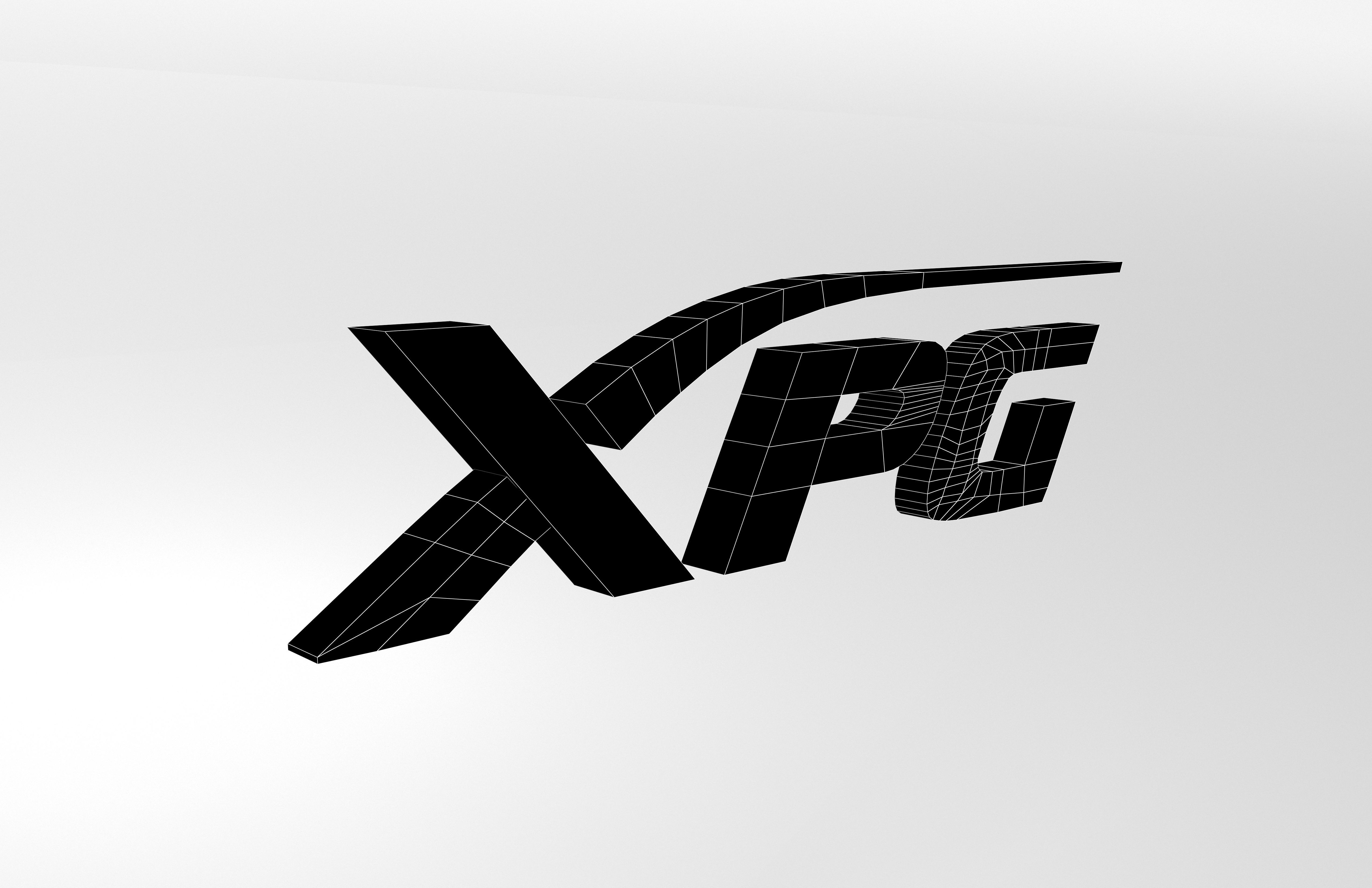 XPG Logo v1 008 free VR / AR / low-poly 3D model | CGTrader