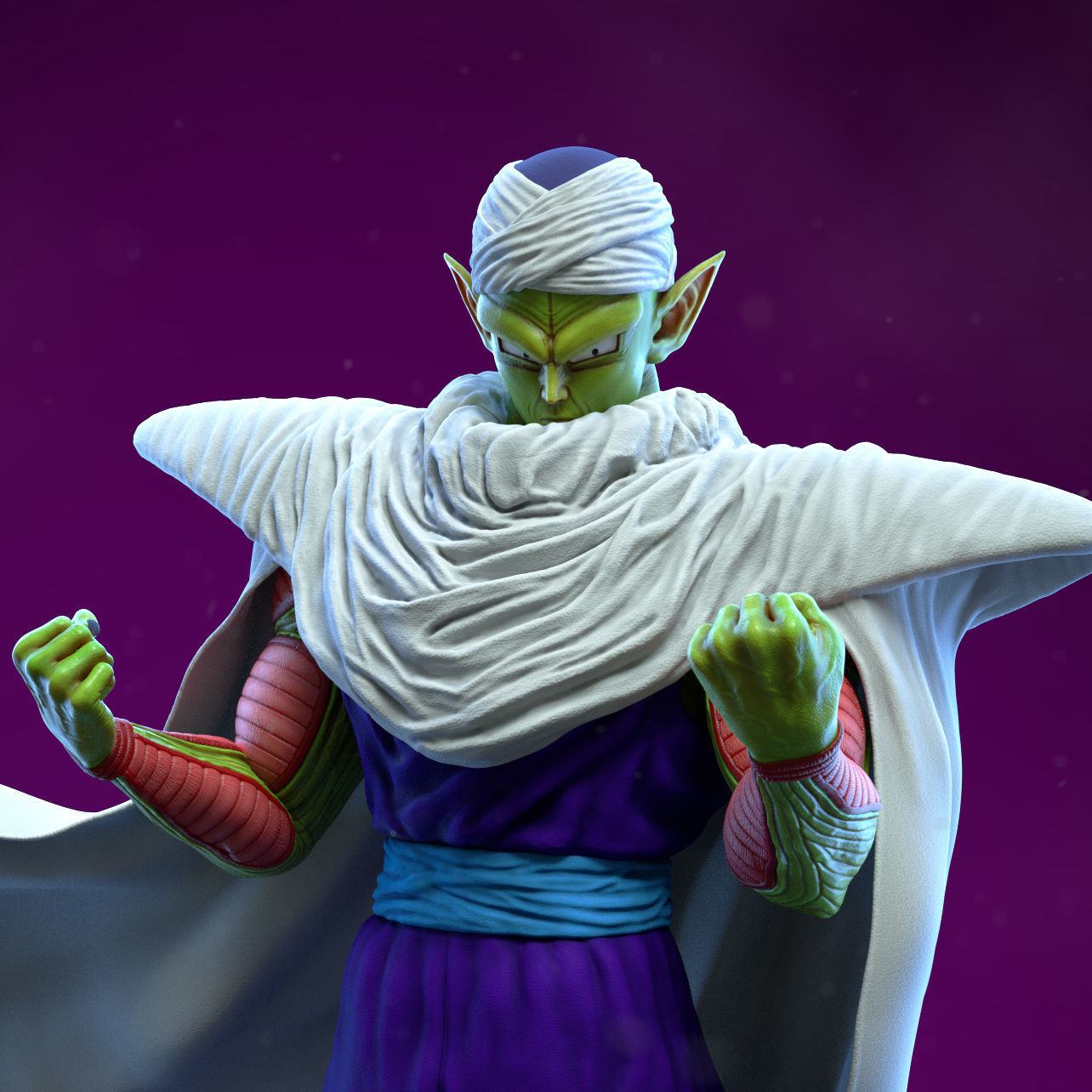 Piccolo 3d print model figure of dragon ball 3D model 3D printable ...