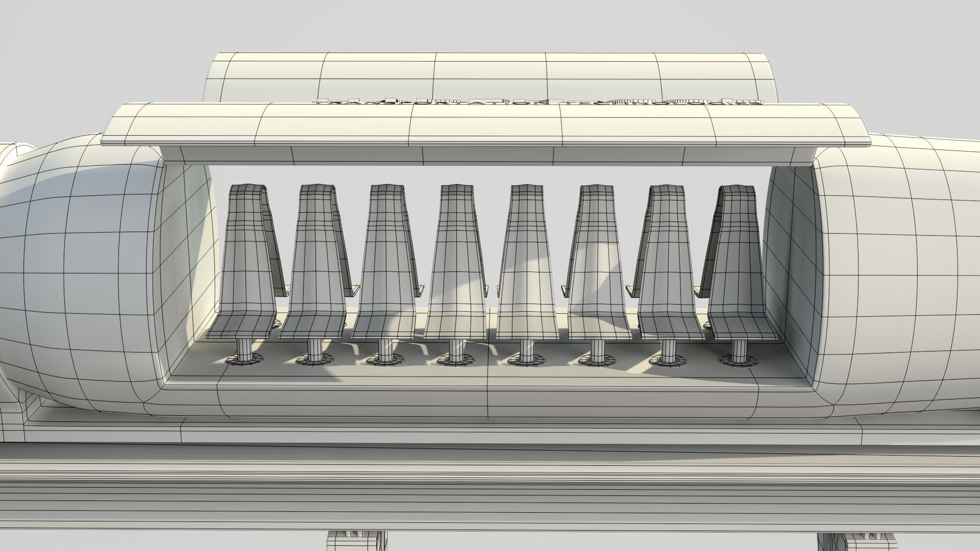 Hyperloop Train 3D model | CGTrader