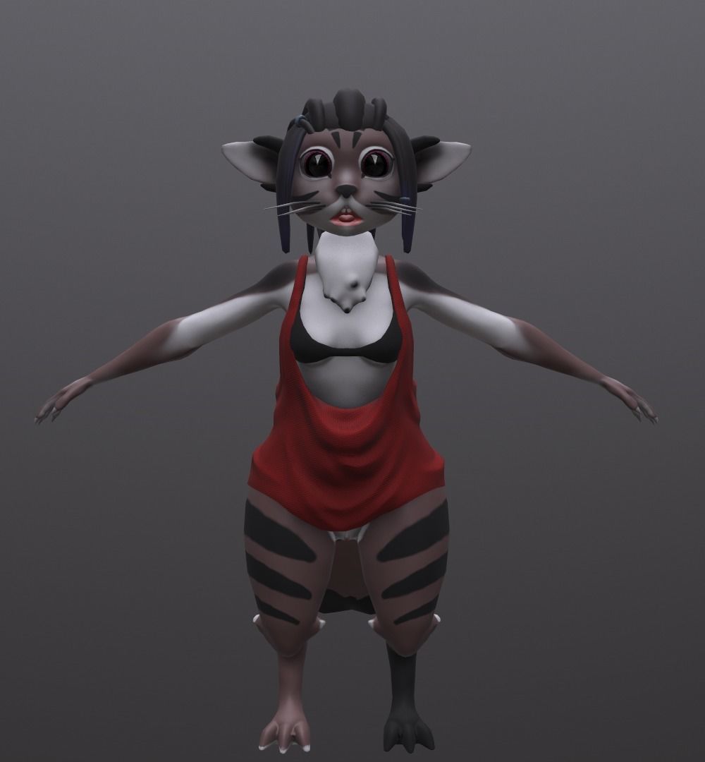 3D model Furry VR / AR / low-poly | CGTrader