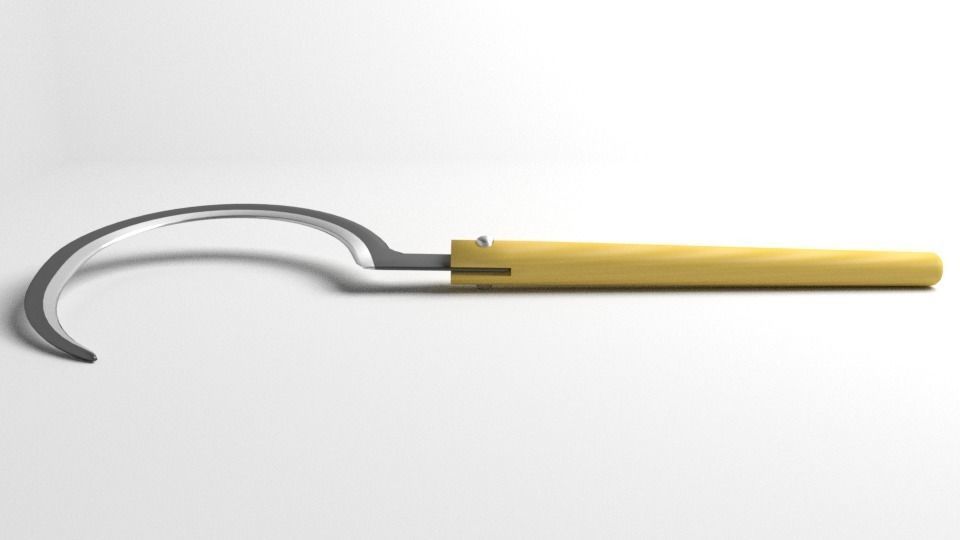 Garden Moon Sickle 3D model | CGTrader