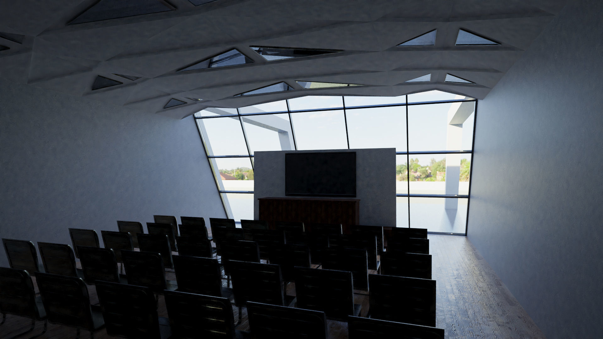 Conference centre 3D model | CGTrader