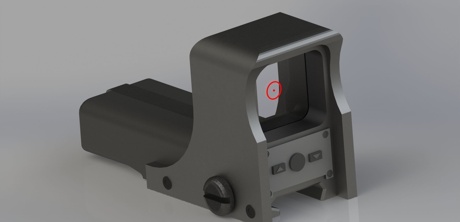 Holographic Sight For 22mm Rail 3D model | CGTrader