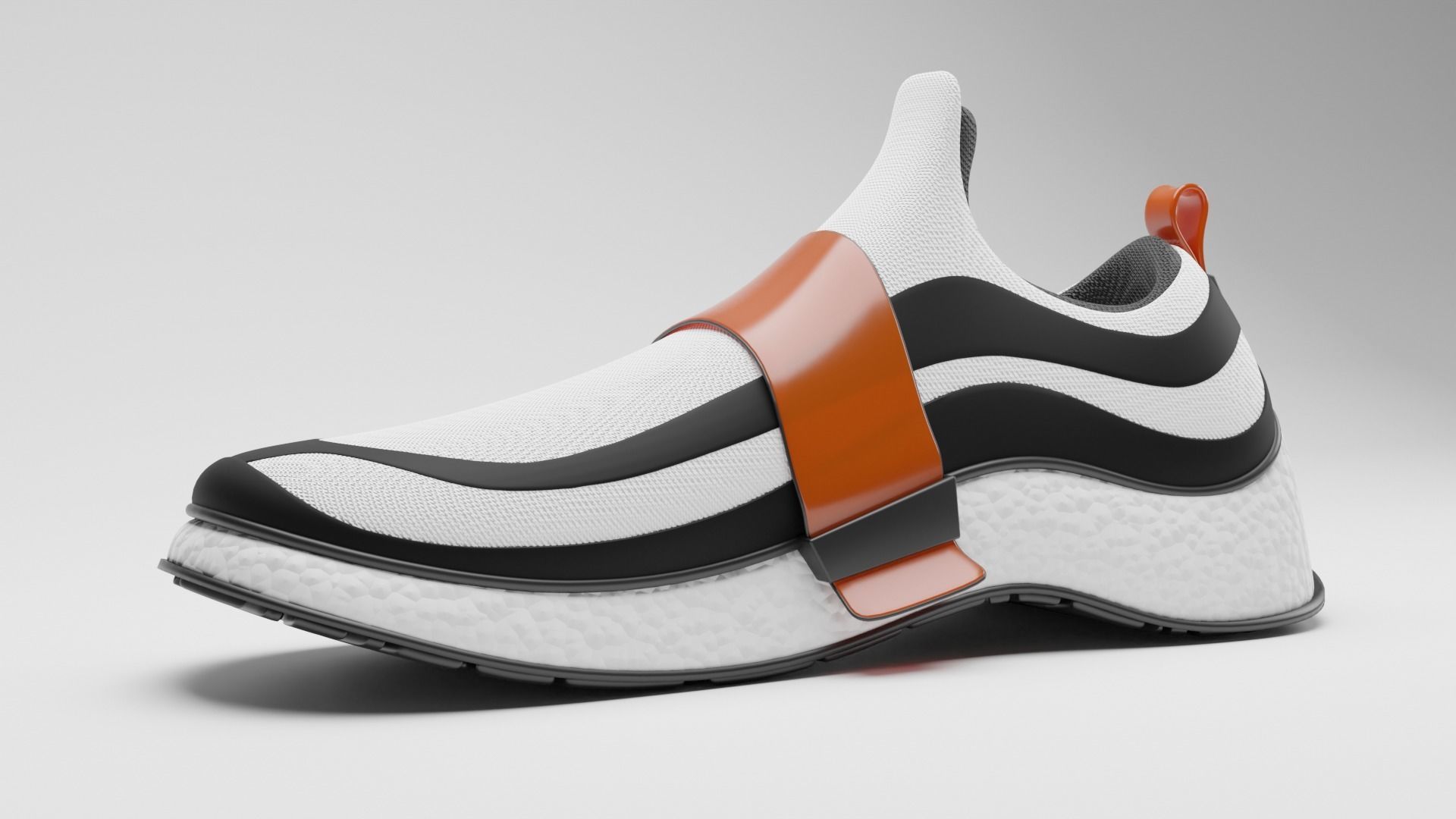 Modern concept shoe design 3D model | CGTrader