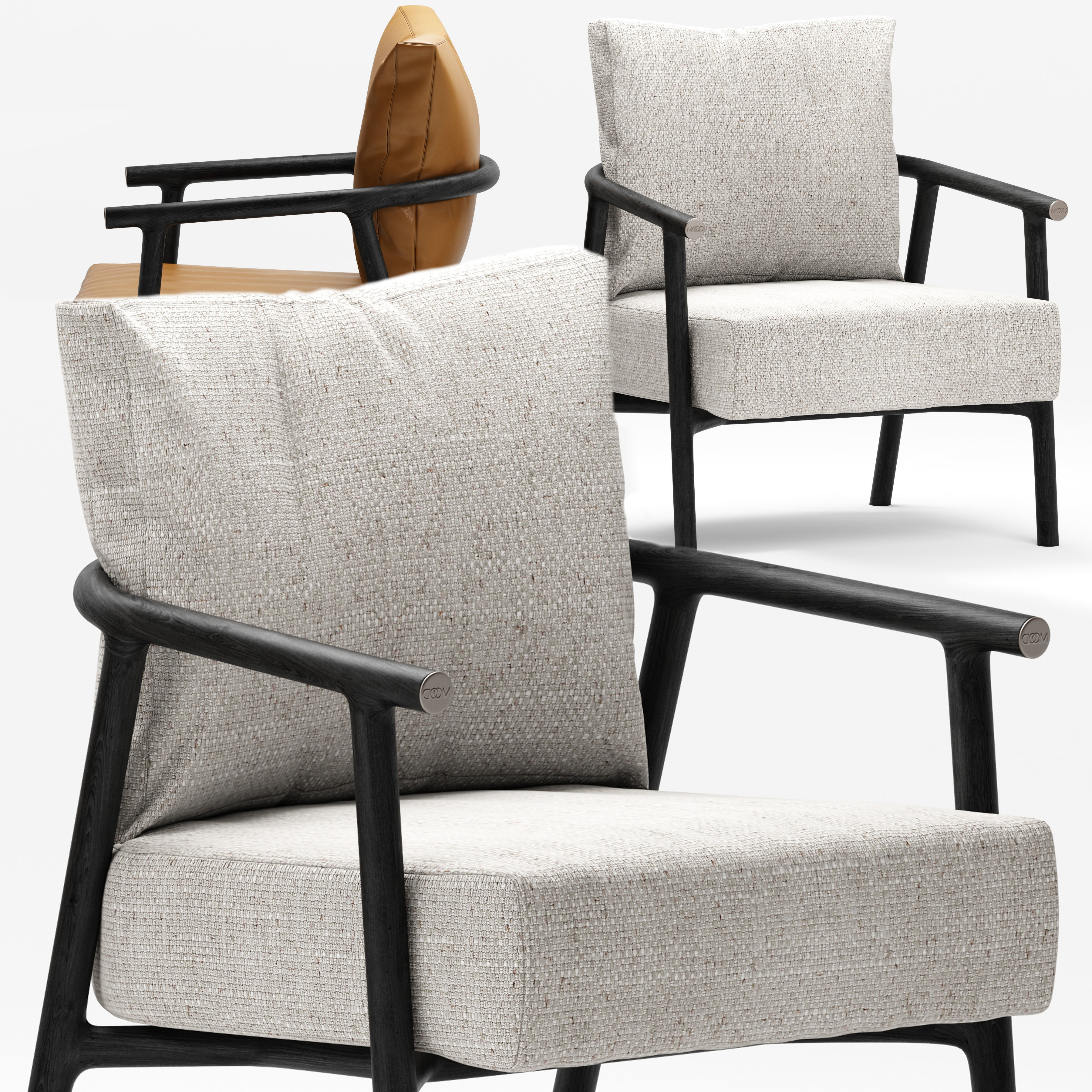 Flexform Icaro armchair 3D model | CGTrader