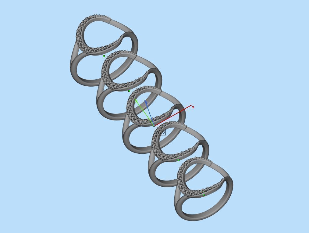 Jewelry Moon ring 3D printable model 3D model 3D printable | CGTrader