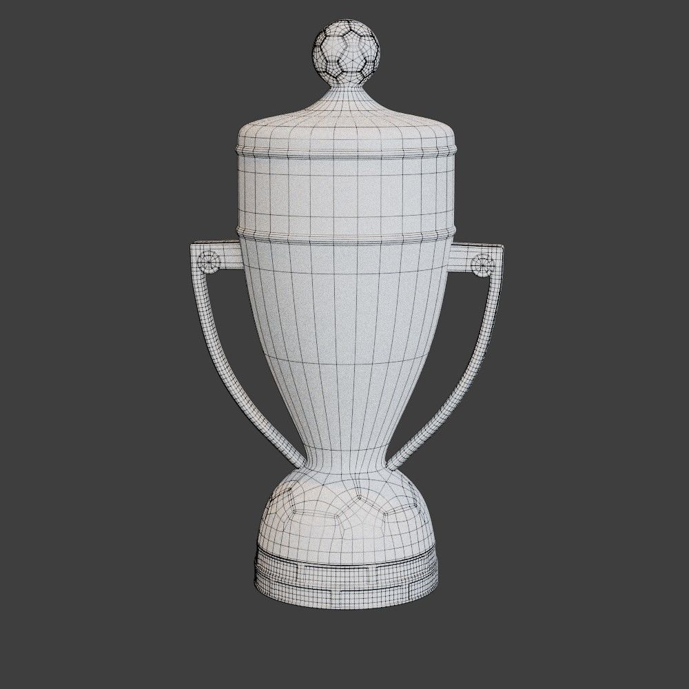 Soccer Trophy 3D model | CGTrader