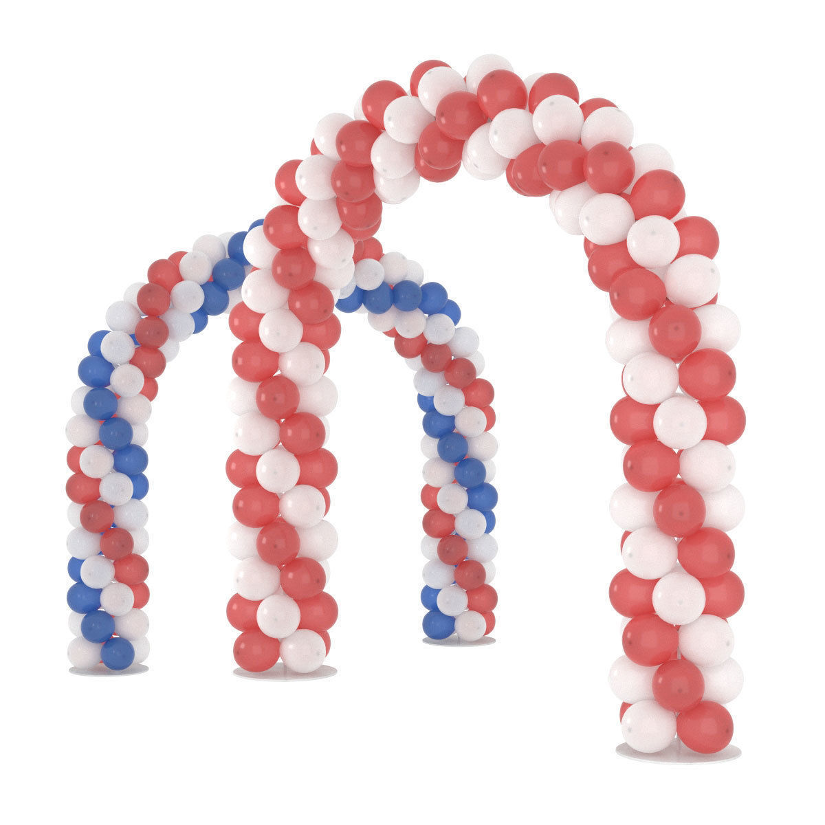 Balloons arches 3D model | CGTrader
