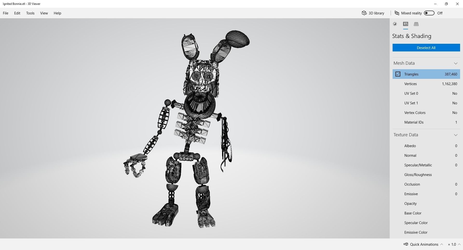 Ignited Bonnie 3D model | CGTrader