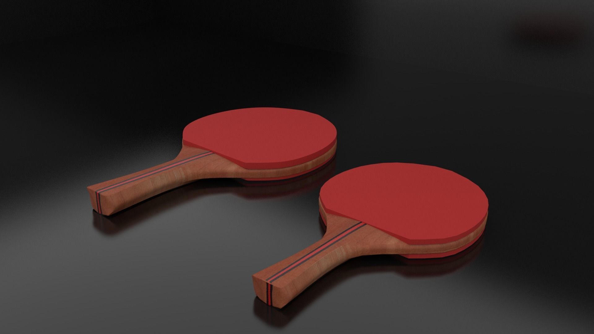 Ping Pong Paddle 3D asset game-ready | CGTrader