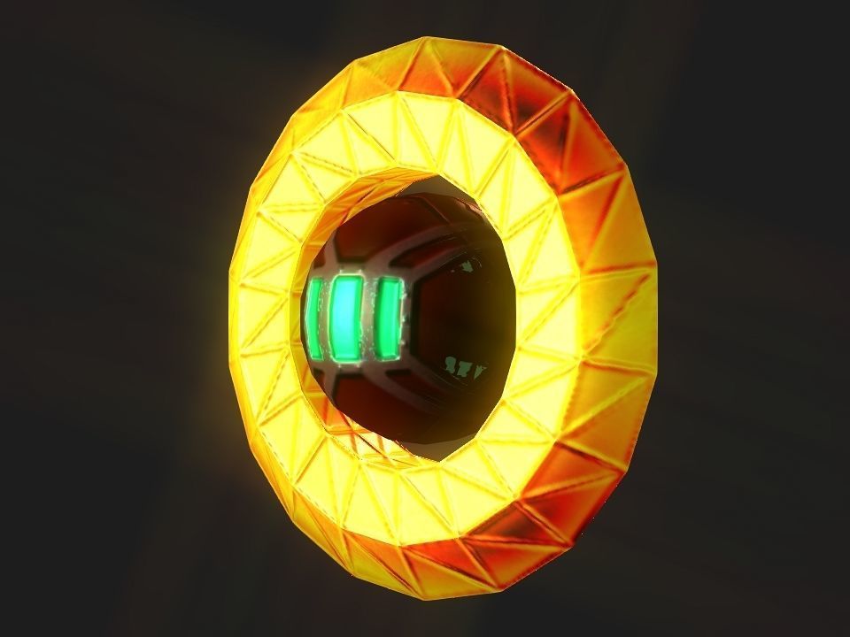 3D model Ringed Iron Sun VR / AR / low-poly | CGTrader