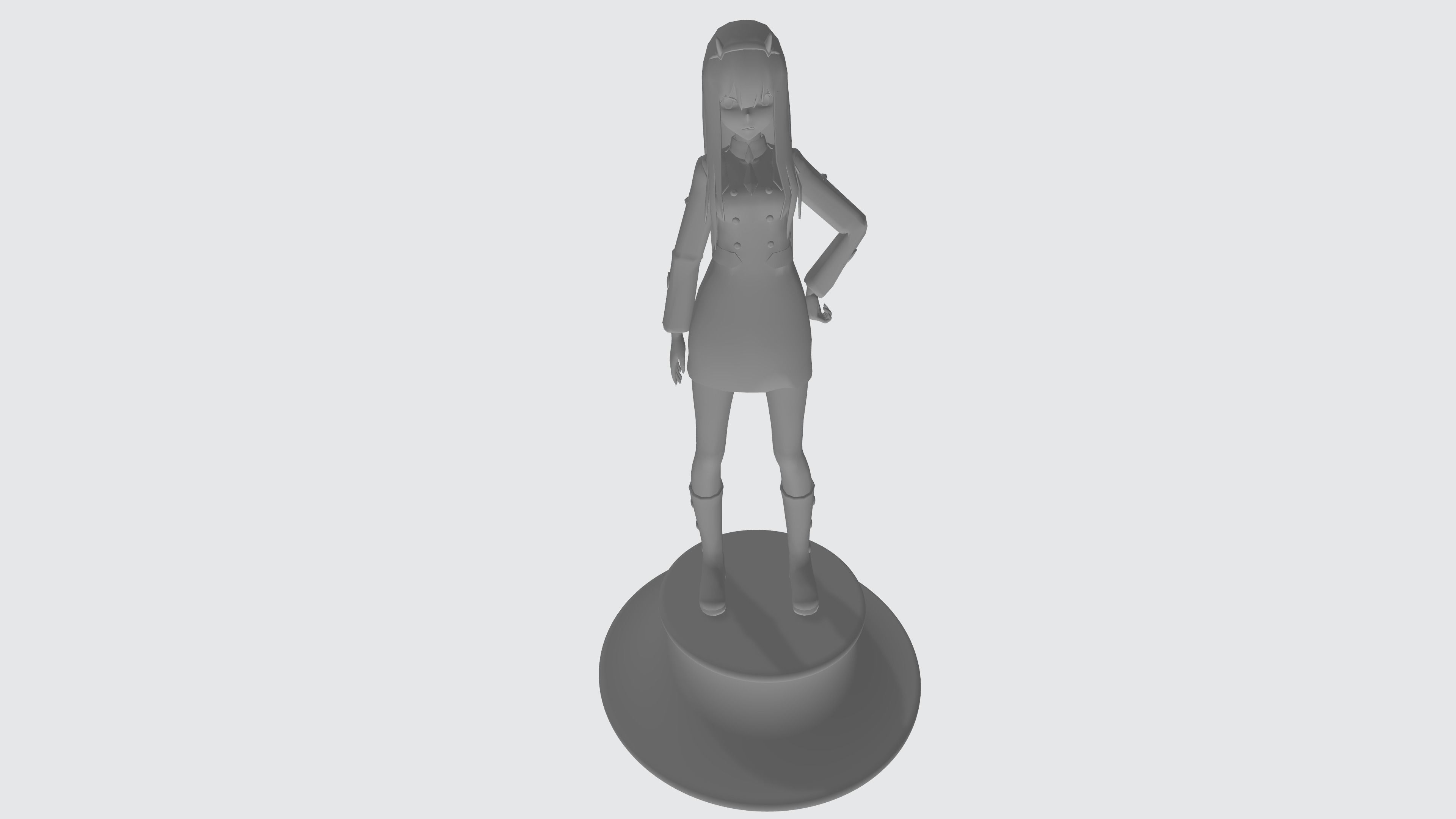 Zero Two - Darling in the Franxx 3D model 3D printable | CGTrader