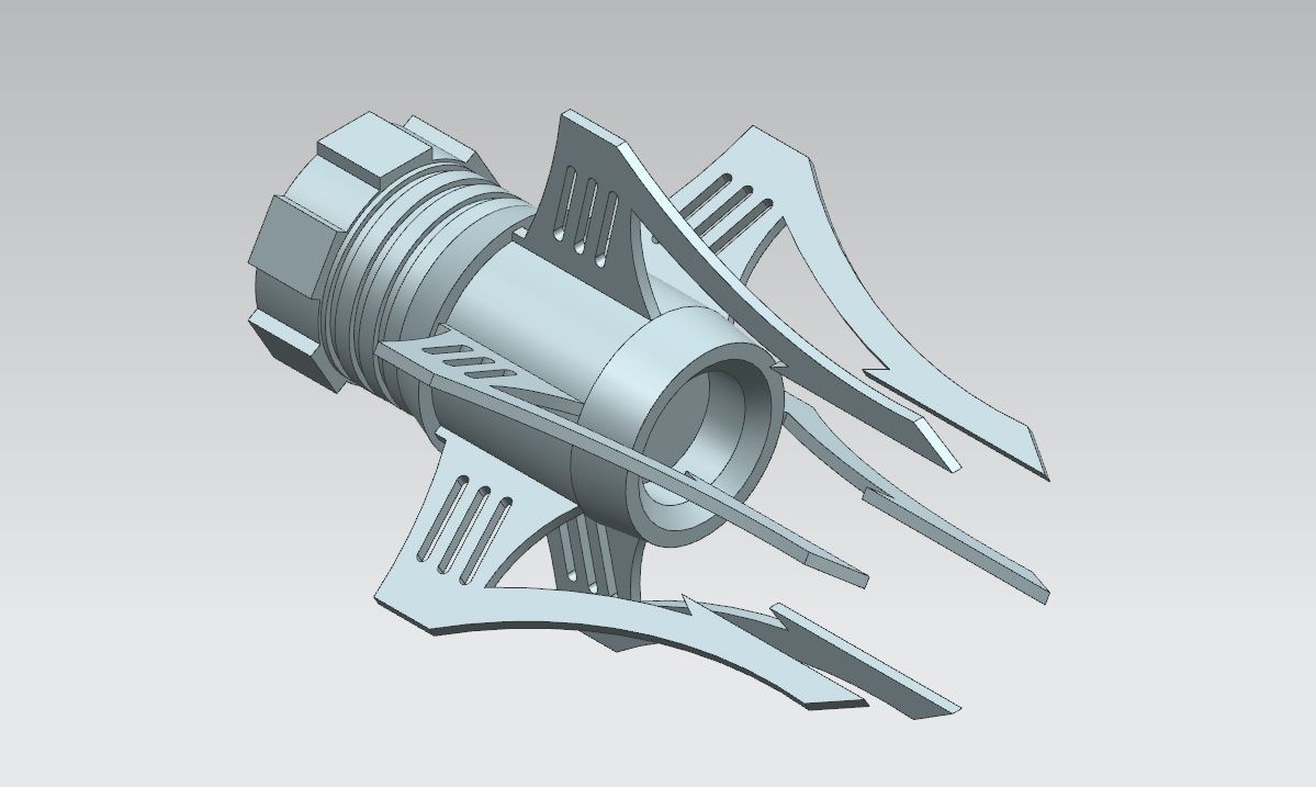 Venom Sith Lightsaber 3D Model 3D model 3D printable | CGTrader