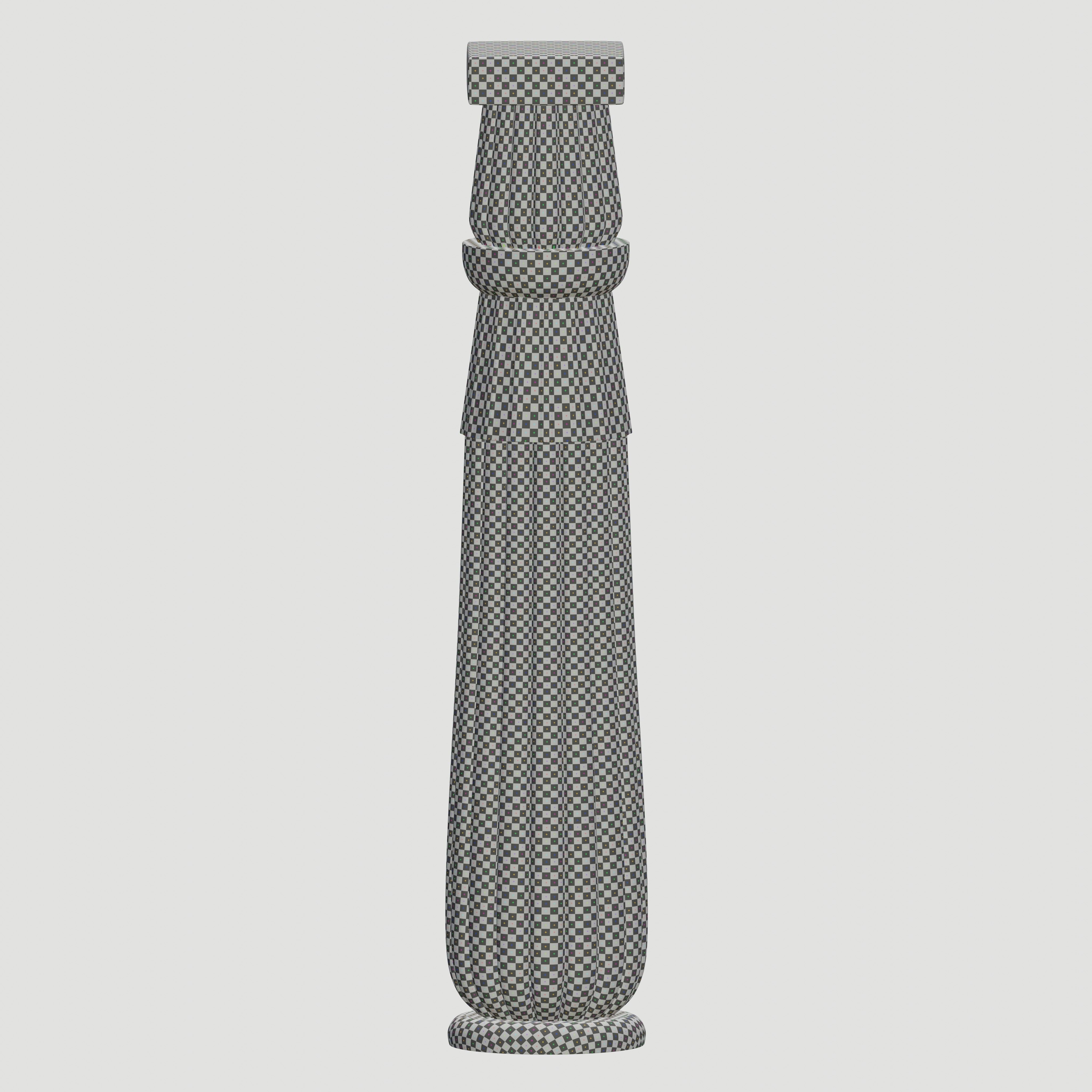 3D model Egyptian lotiform column VR / AR / low-poly | CGTrader