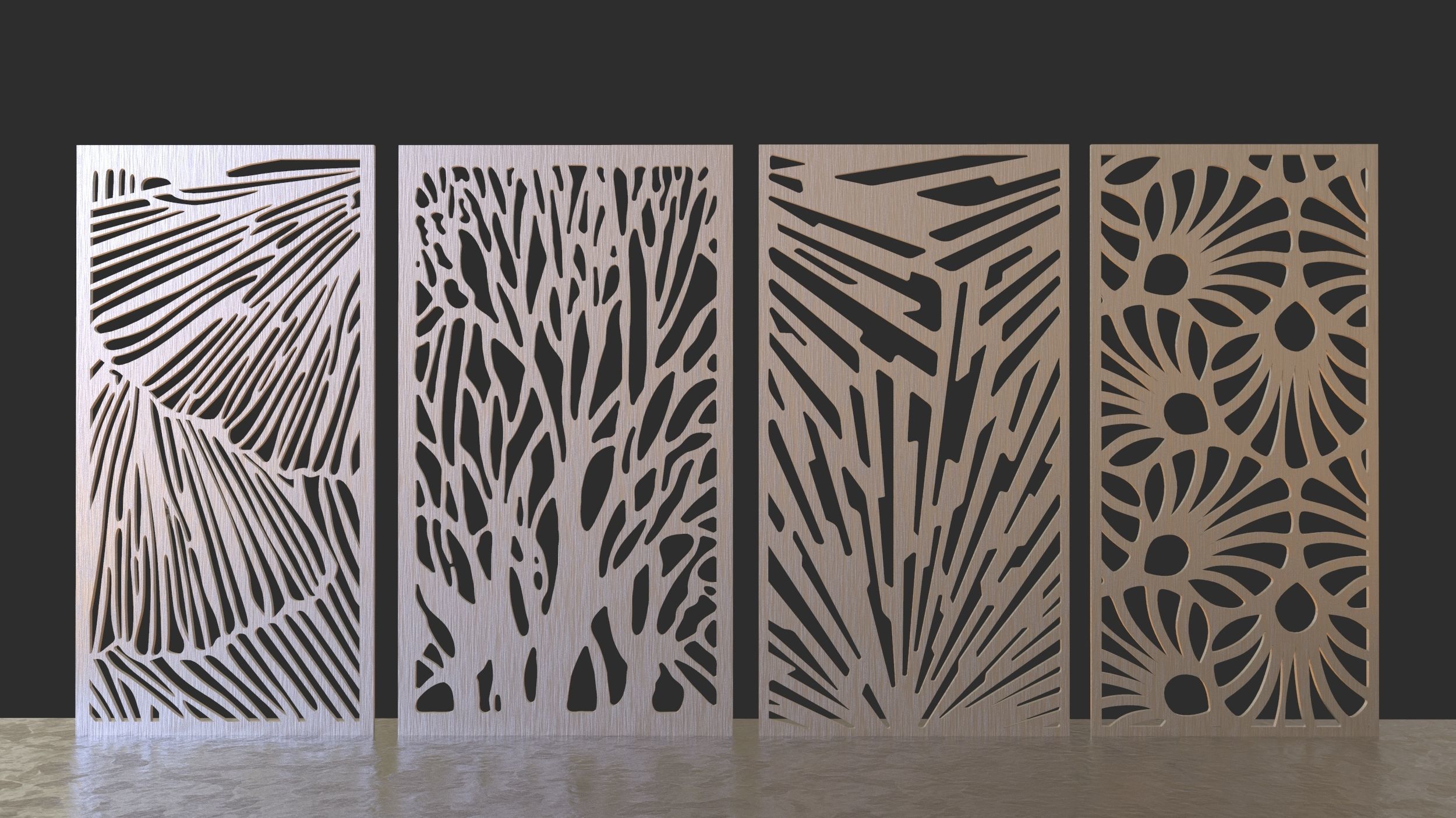 25 Decorative panels 3D model SET 004 3D model | CGTrader